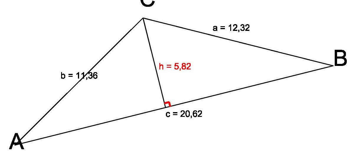 Formule d'Héron- aire triangle - Académie Pont du GardAcadémie Pont du Gard